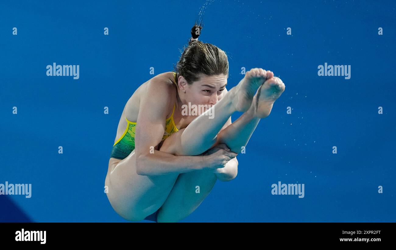 Australia's Maddison Keeney competes in the women's 3m springboard ...