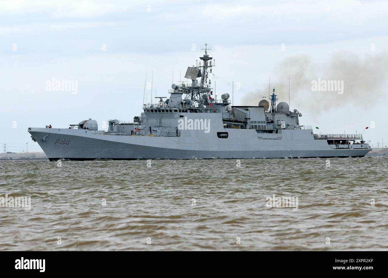 The Indian Navy’s INS Tabar cruising the River Thames today. The Talwar ...