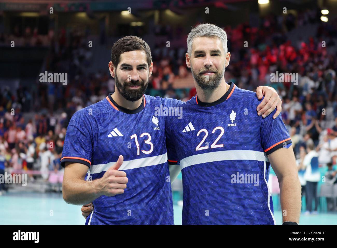 Nikola KARABATIC and Luka KARABATIC (France), Handball, Men's ...