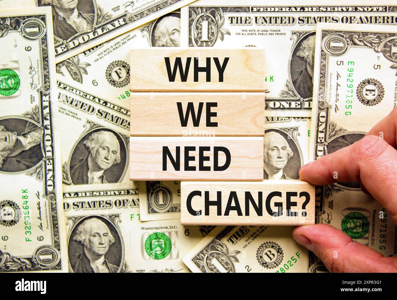 Why we need change symbol. Concept words Why we need change on ...