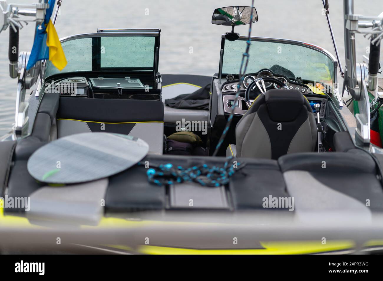 It is important to note the helmsman's position and instrument panel on ...