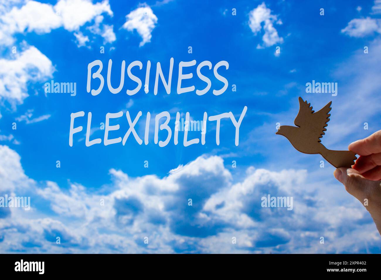 Business flexibility symbol. Concept words Business flexibility on ...
