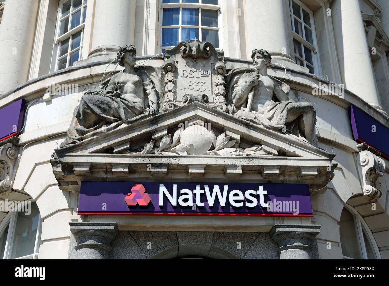 Detail of the Natwest building in Wolverhampton Stock Photo - Alamy