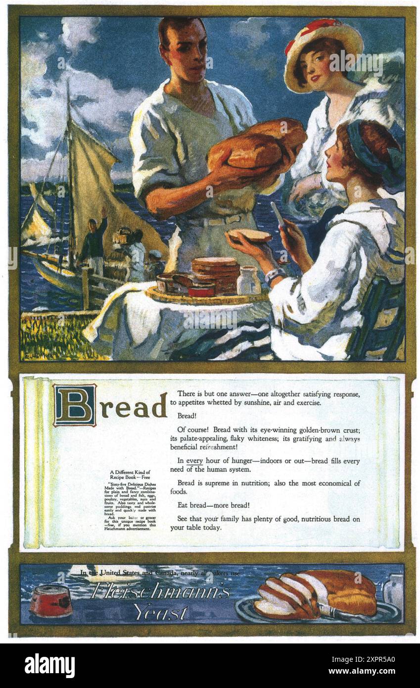 Vintage bread advertisements hi-res stock photography and images - Alamy