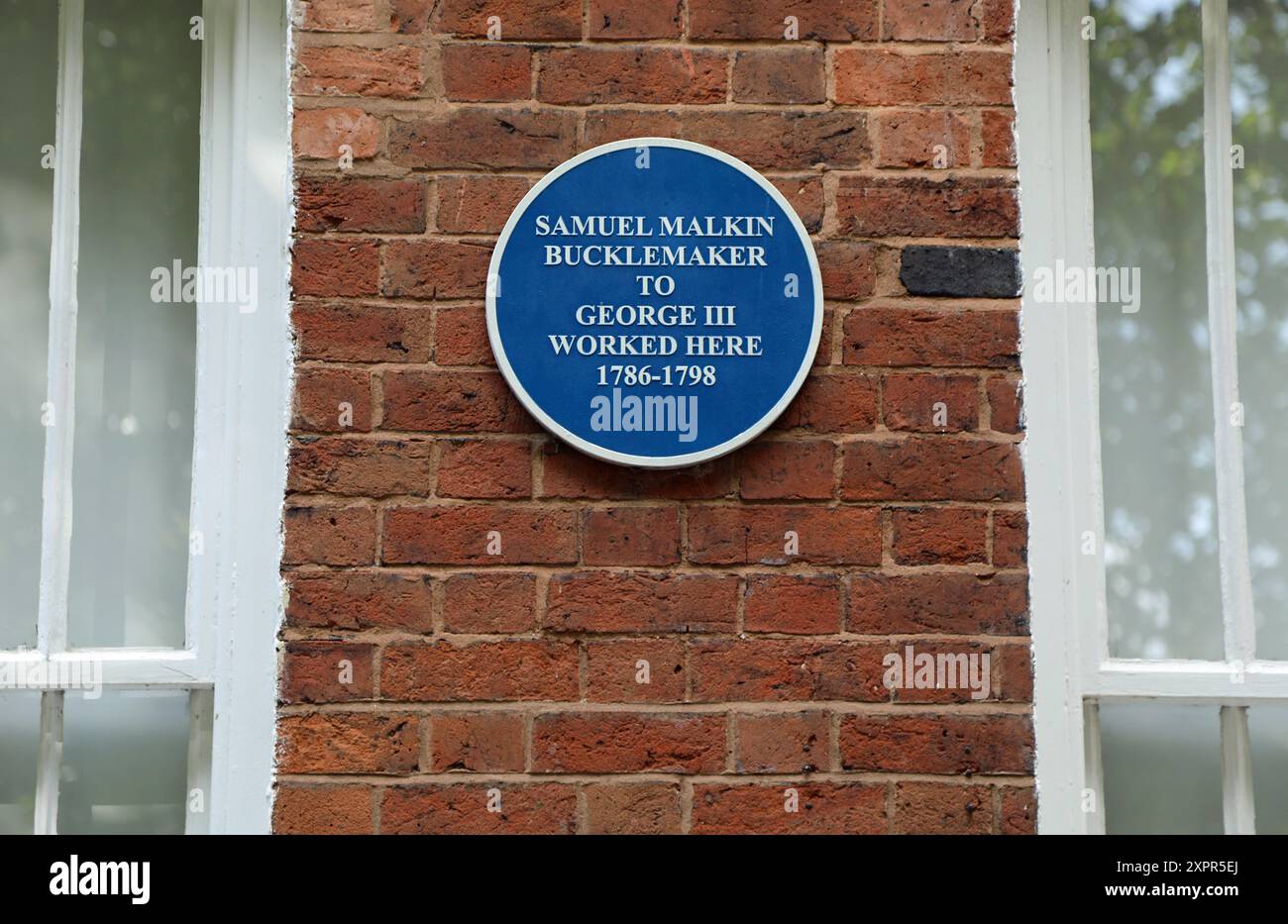 Samuel Malkin who made buckles for King George III blue plaque in ...