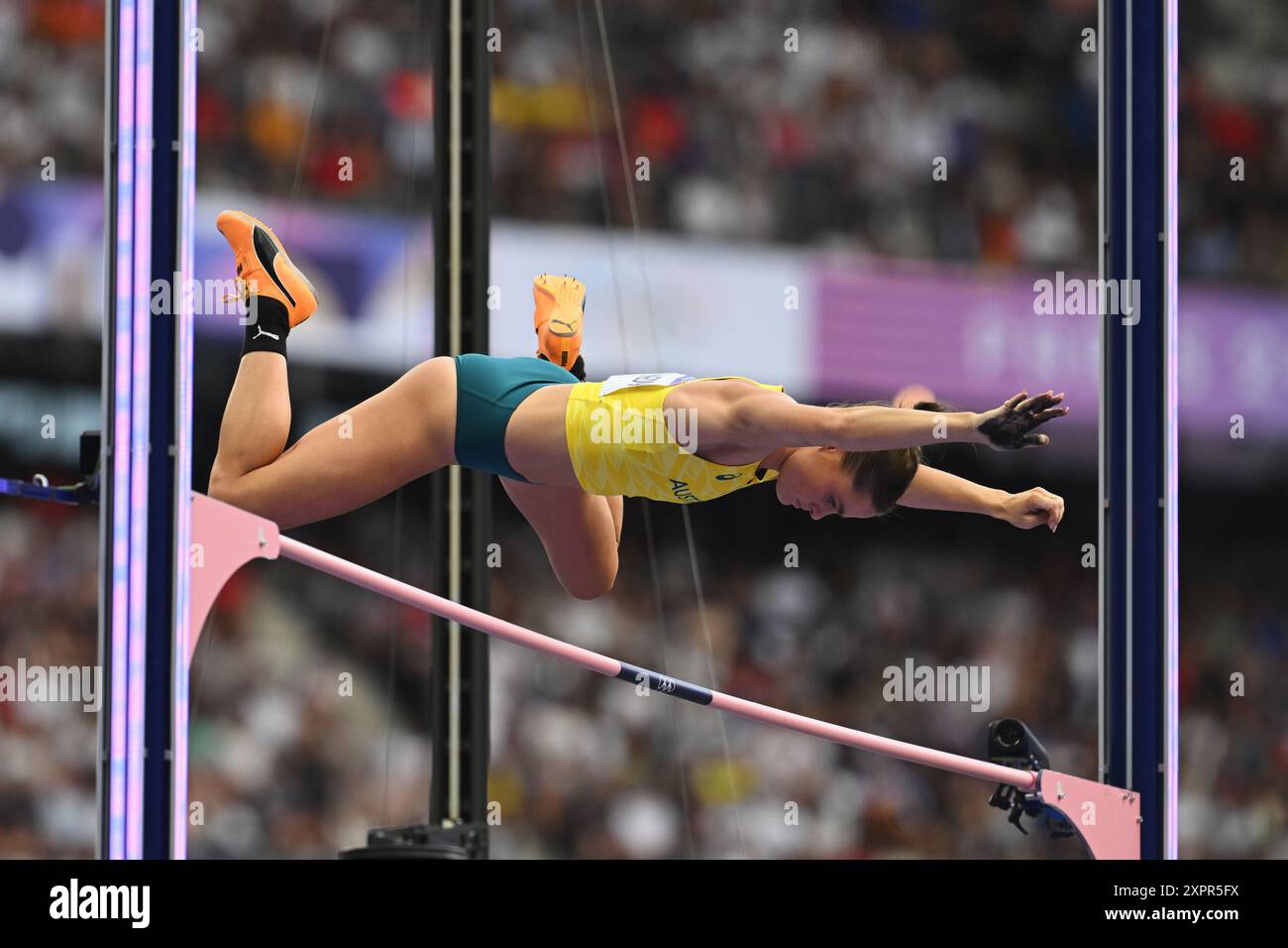 Saint Denis, France. 07th Aug, 2024. Australian pole vaulter Nina ...
