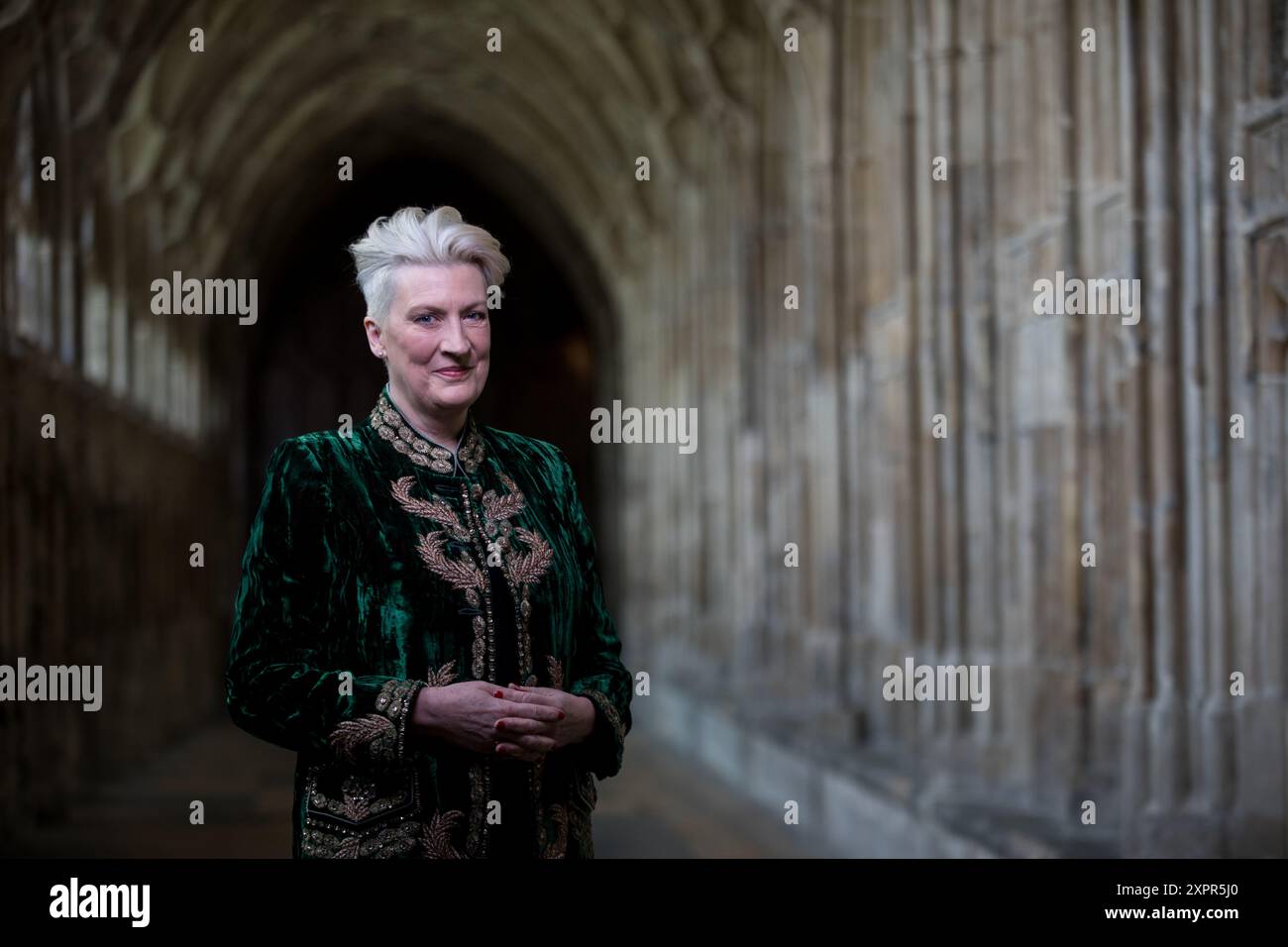Sarah Connolly, photographed at Gloucester Cathedral Stock Photo - Alamy