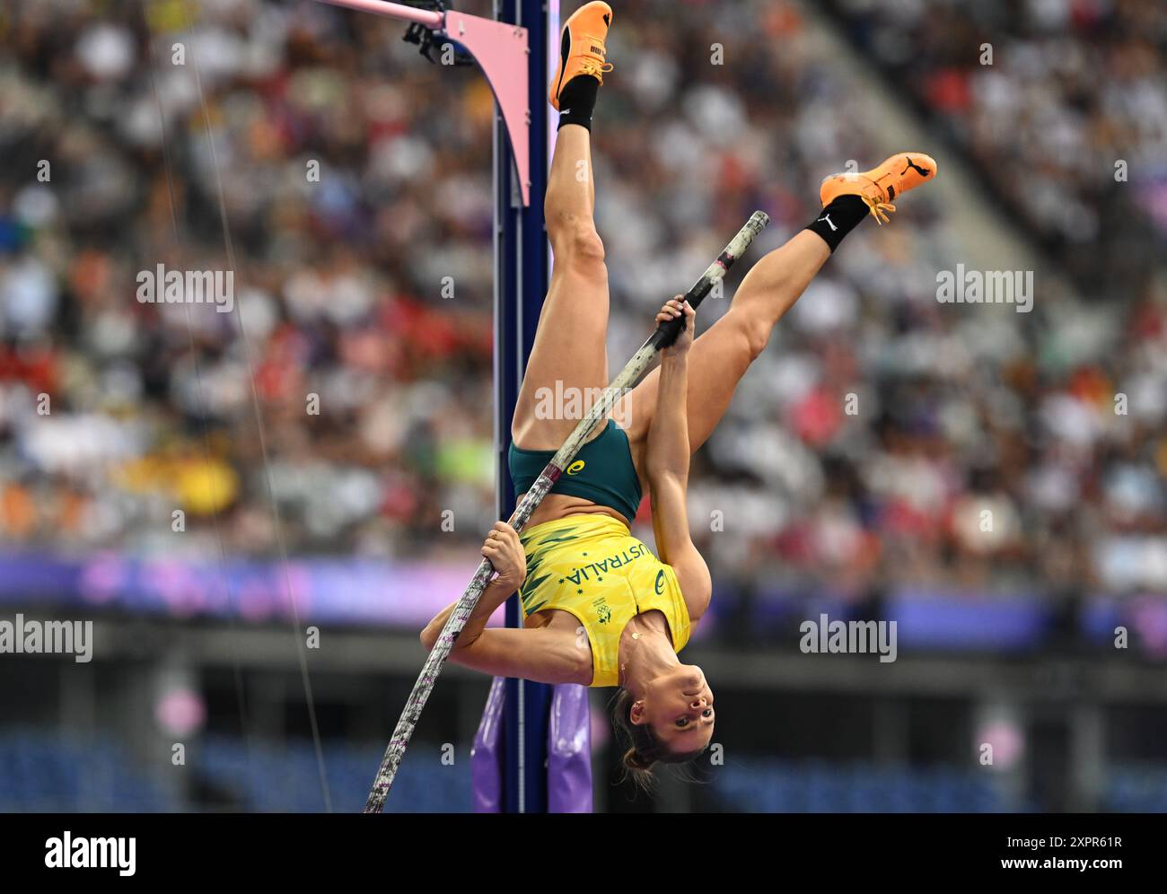Saint Denis, France. 07th Aug, 2024. Australian pole vaulter Nina ...
