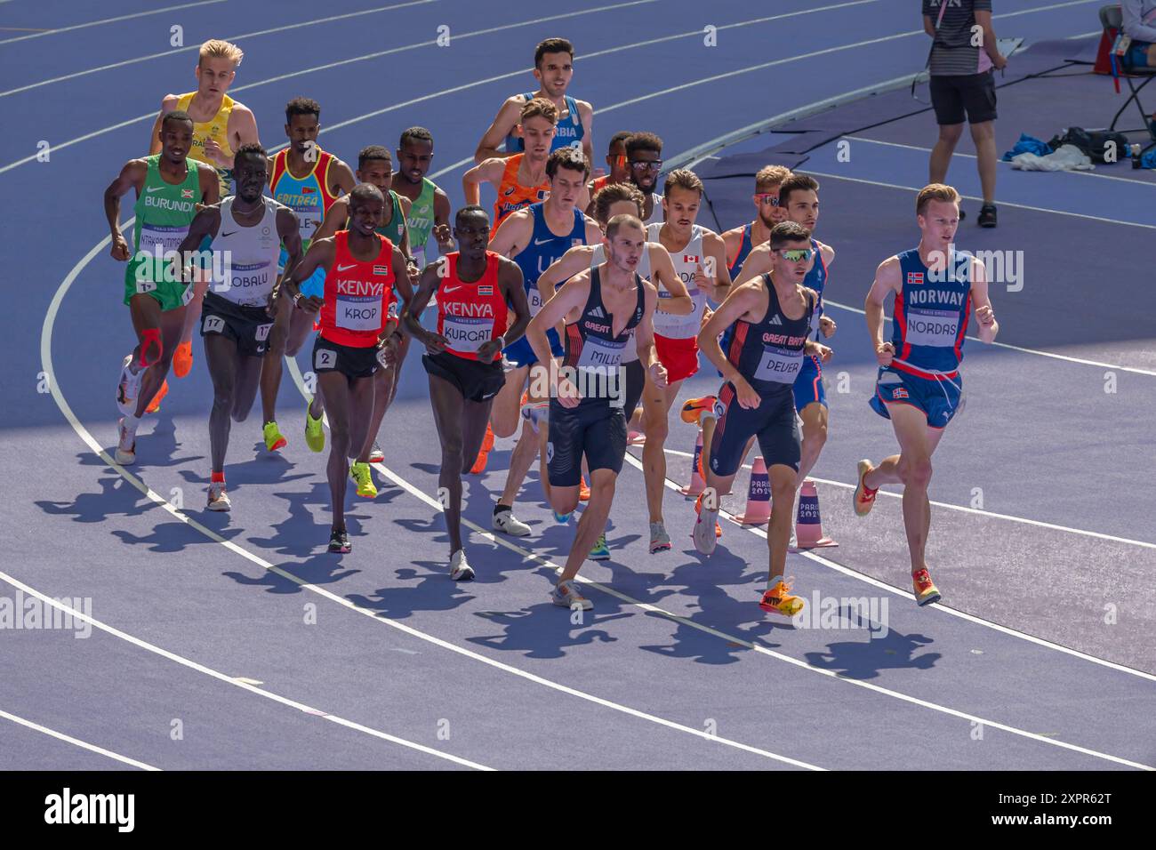 Paris, France - 08 07 2024: Olympic Games Paris 2024. View of men's ...