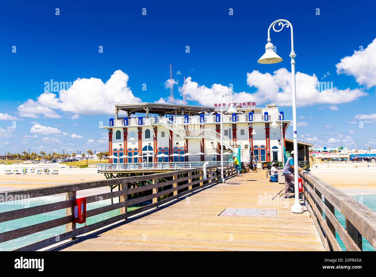 Daytona Beach Main Street Pier and the beach, Daytona Beach, Florida ...