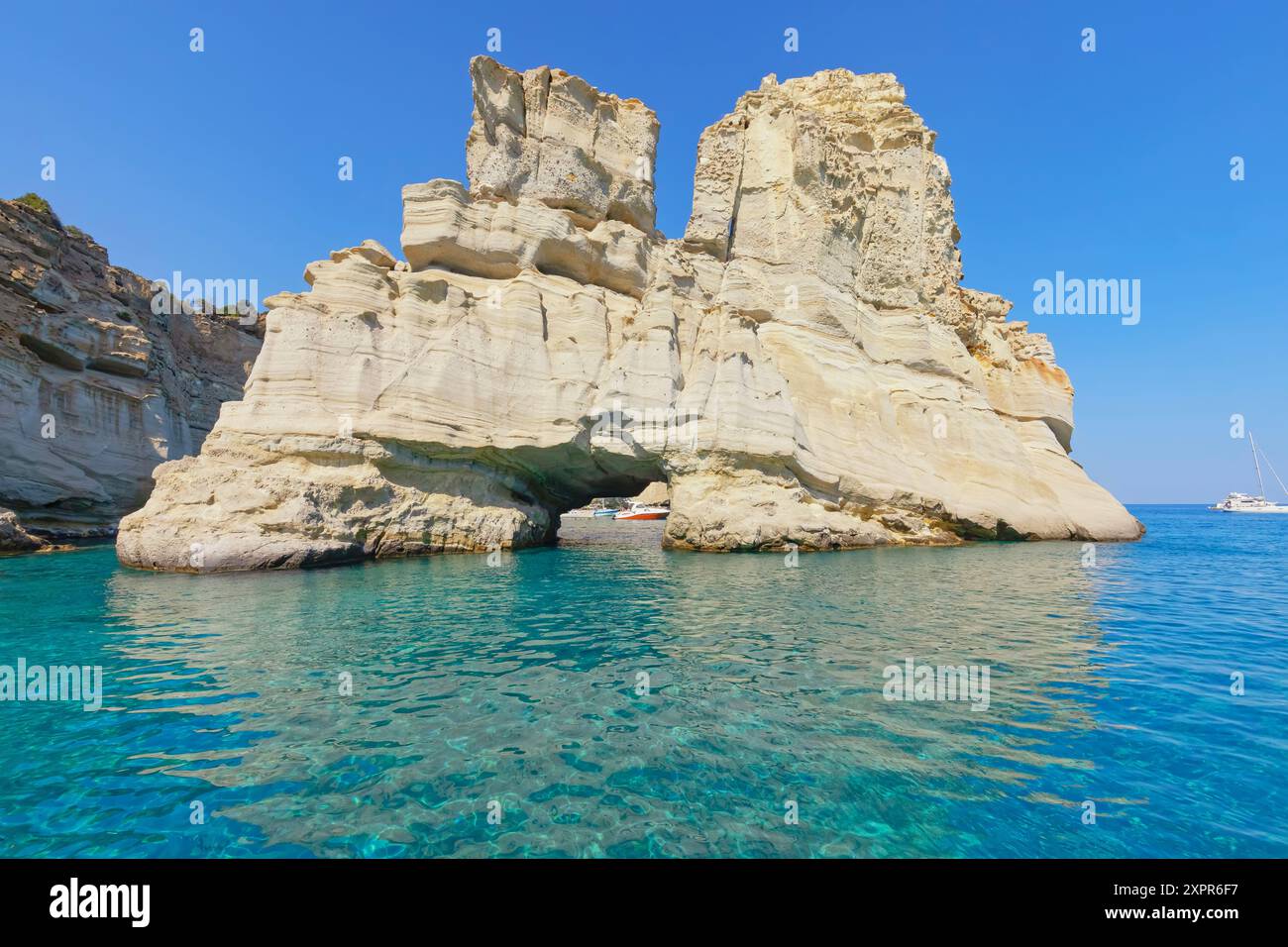 Kleftiko rock formations, Kleftiko, Milos Island, Cyclades Islands ...