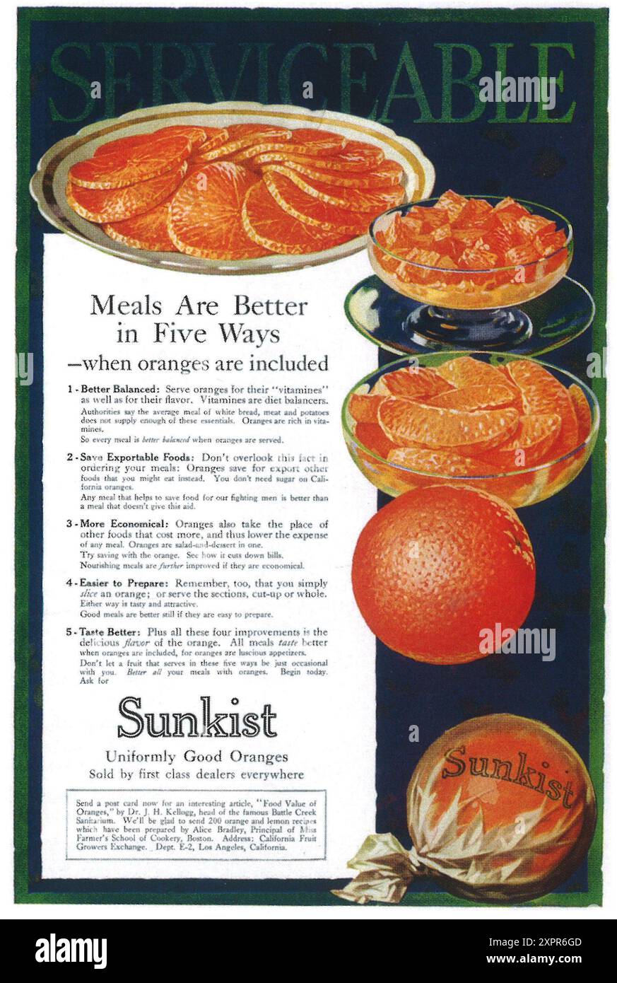 Sunkist ad hi-res stock photography and images - Alamy