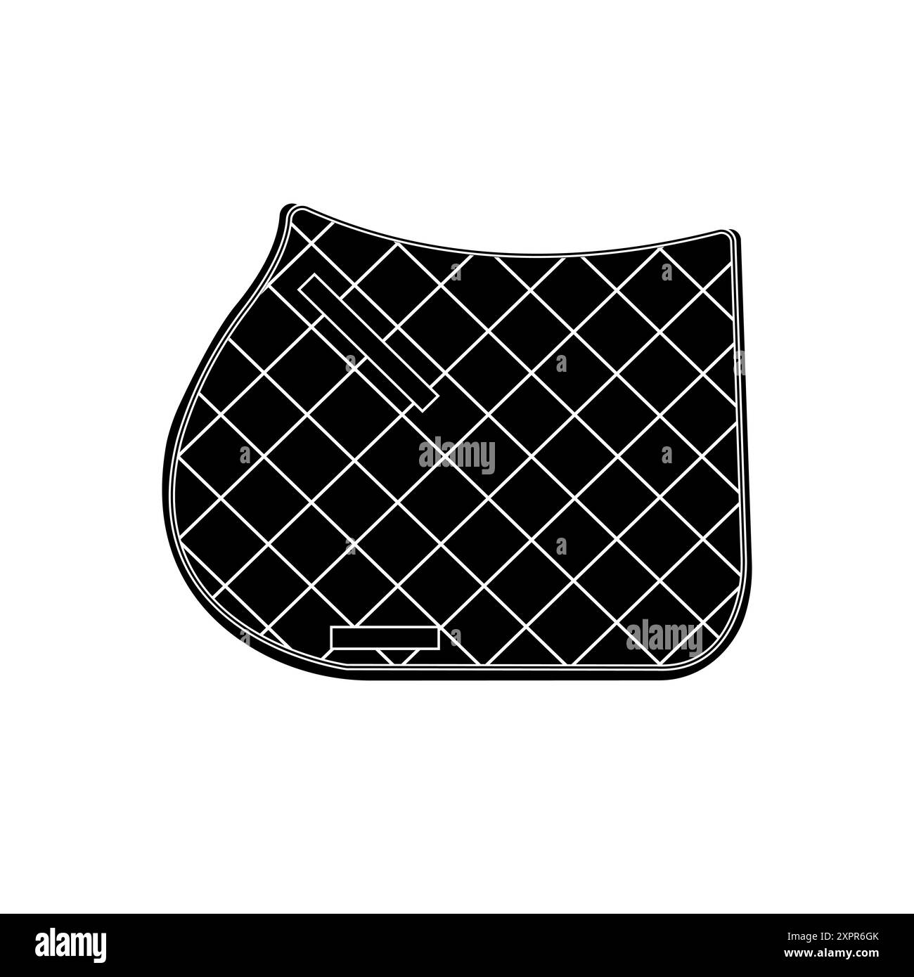 Vector flat horse equestrian saddle pad Stock Vector Image & Art - Alamy