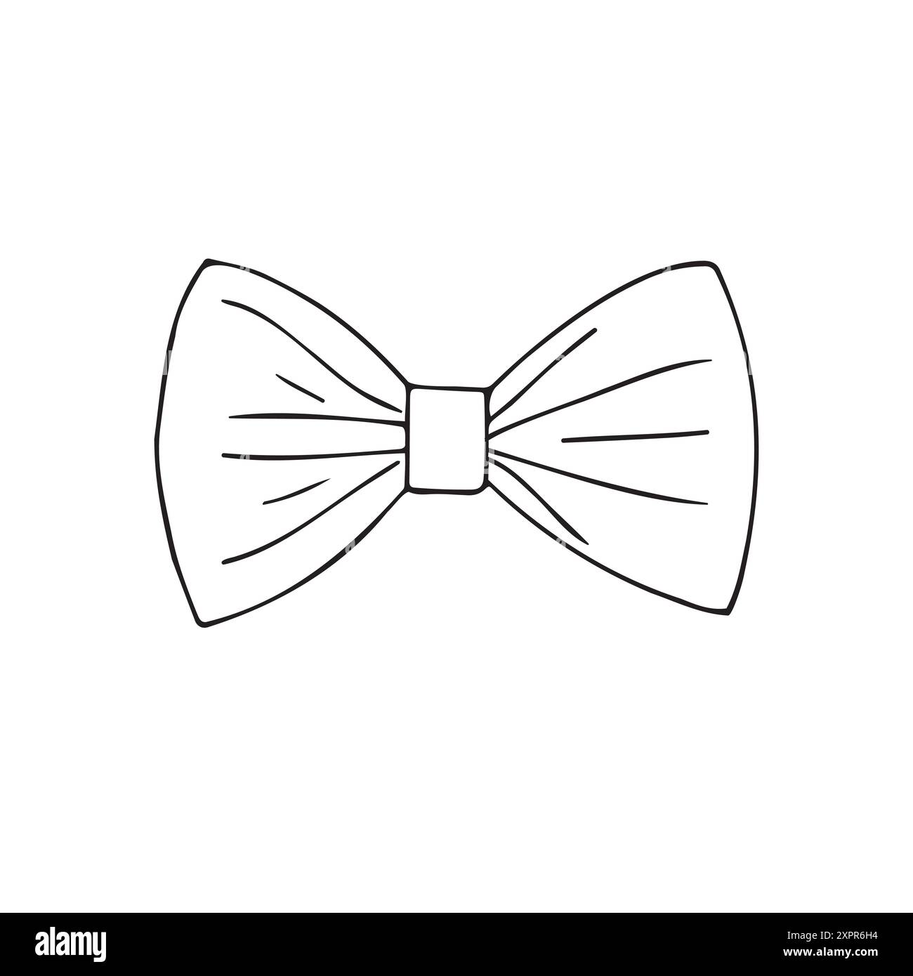 Vector Hand Drawn Doodle Sketch Outline Bow Tie Stock Vector Image 6822