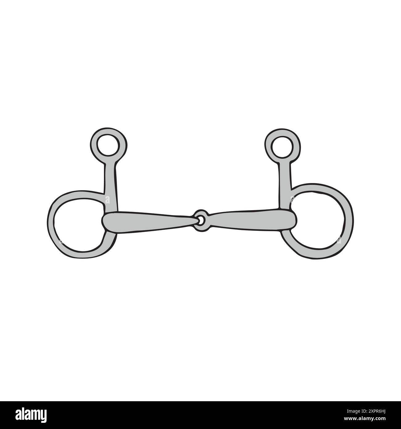 Vector hand drawn horse equestrian bit Stock Vector Image & Art - Alamy