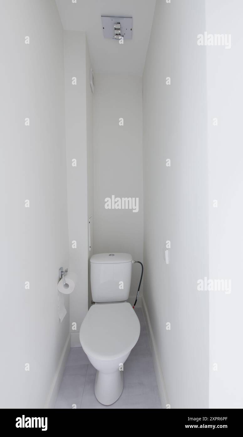 Tiny WC Lavatory Toilet Home Interior. WC Stock Photo - Alamy