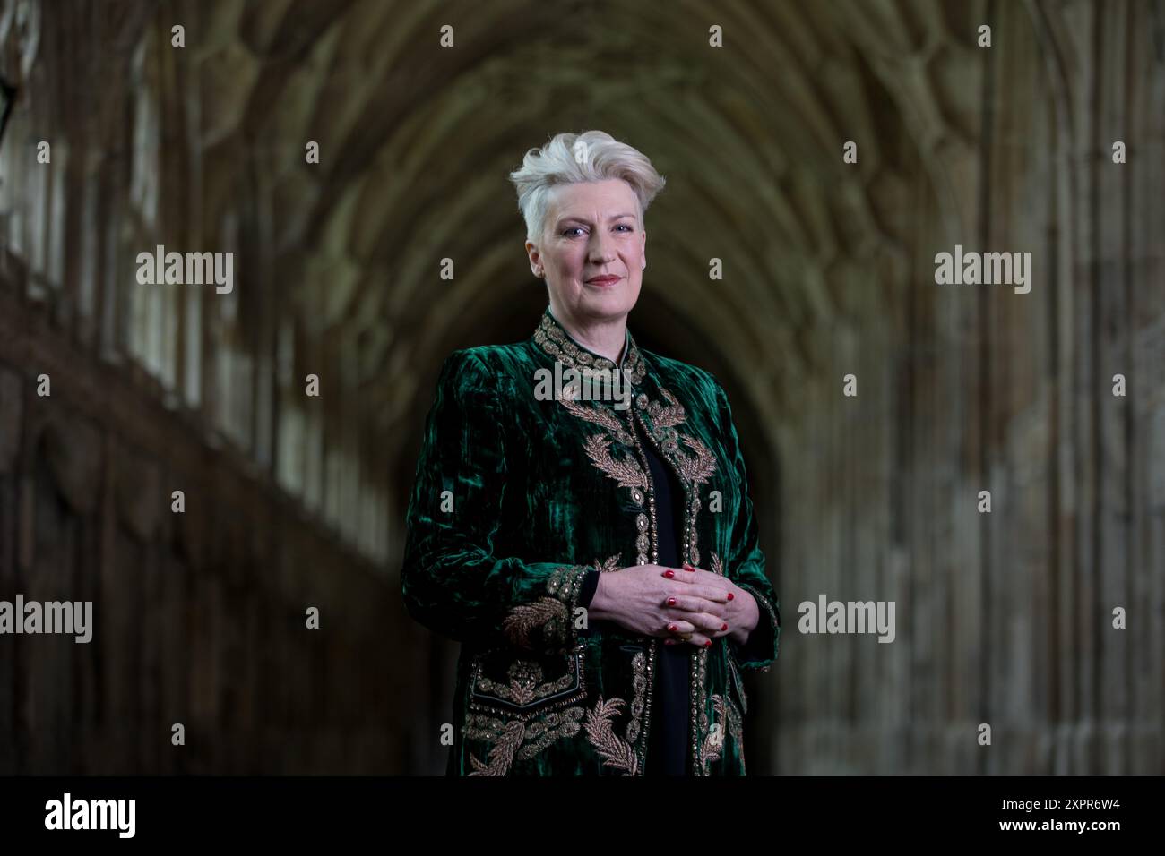 Sarah Connolly, photographed at Gloucester Cathedral Stock Photo - Alamy