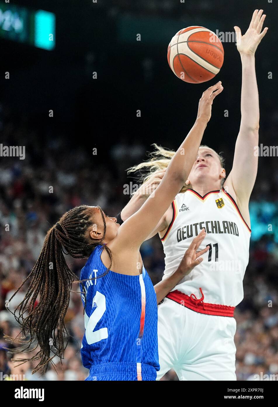 Paris, France. 07th Aug, 2024. Olympics, Paris 2024, basketball, women ...