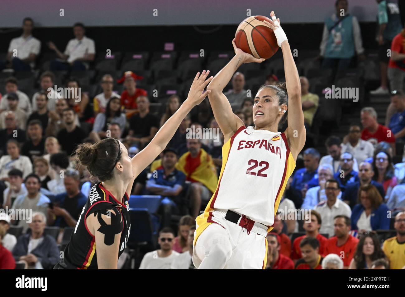 Maria Conde (Spain), Basketball, Women's Quarterfinal between Spain and ...