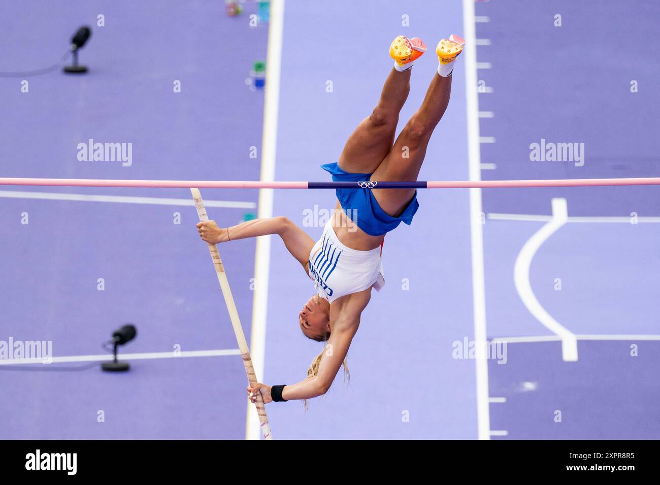Paris, France. 07th Aug, 2024. Czech Amalie Svabikova competes during ...