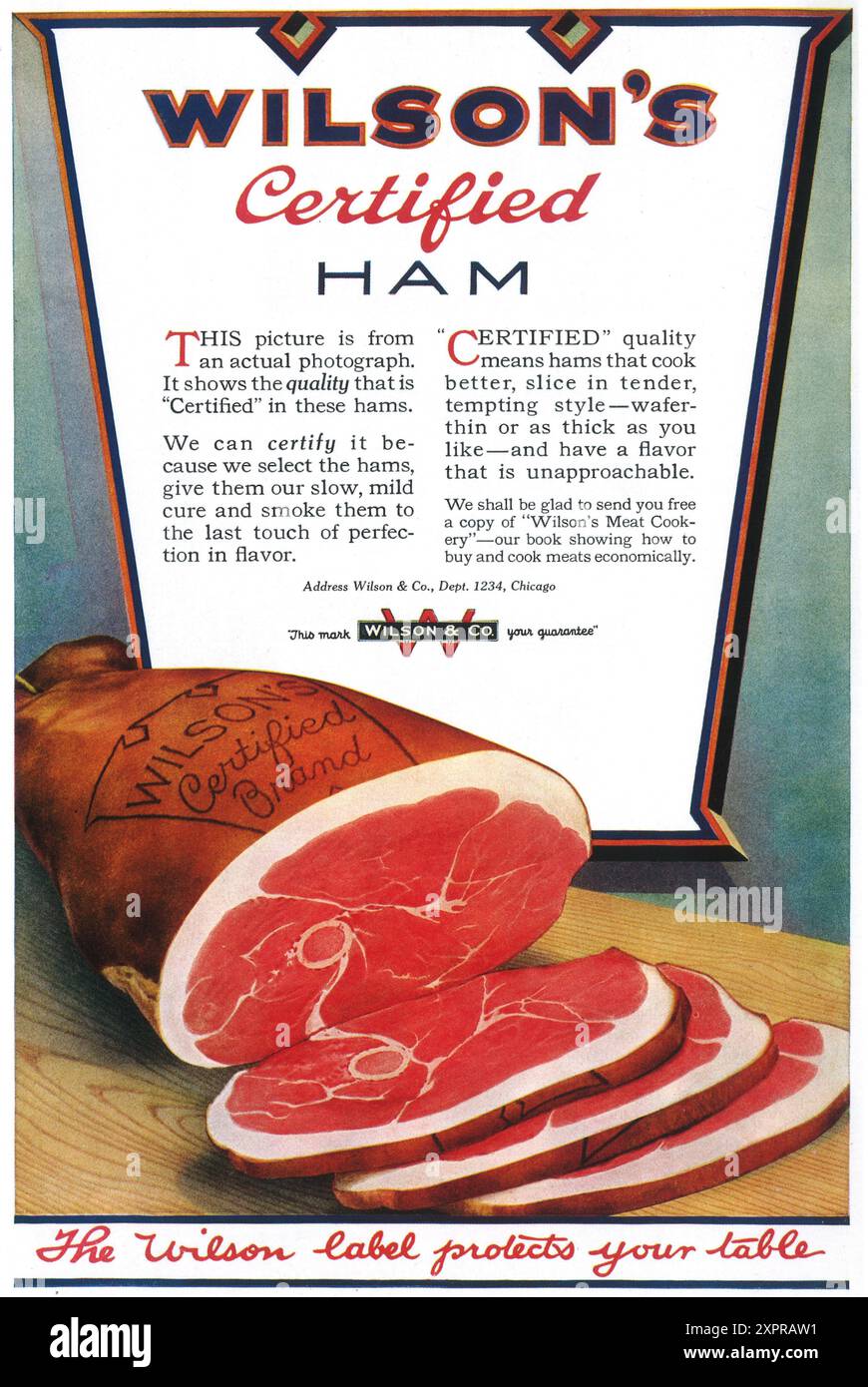 Wilson meat hi-res stock photography and images - Alamy
