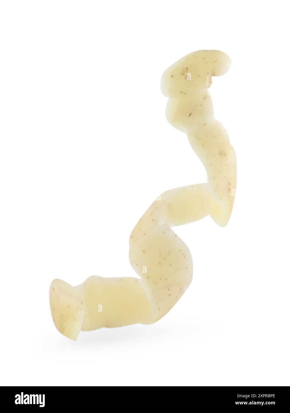 Potato peel isolated on white. Food waste Stock Photo - Alamy