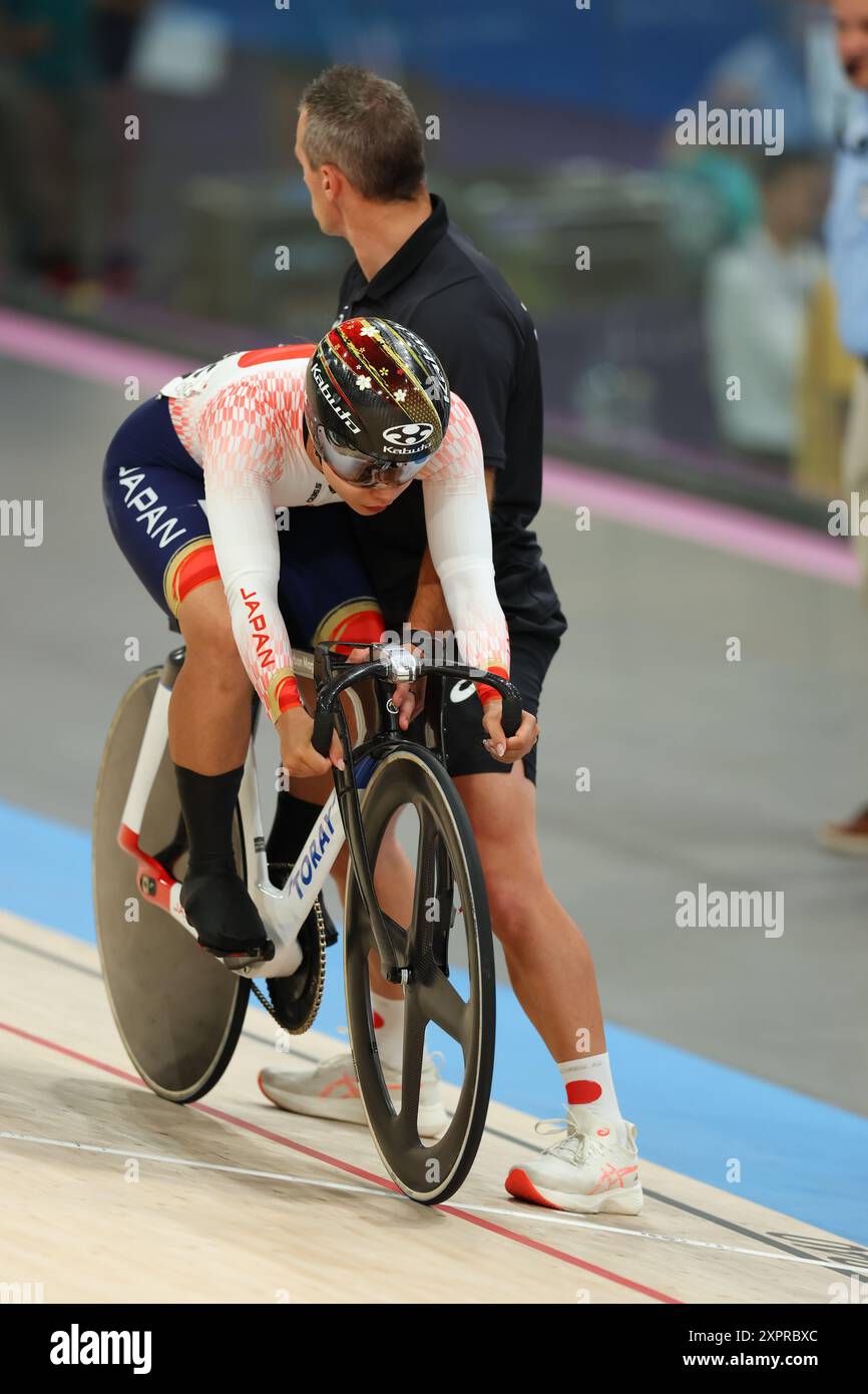 Riyu Ota (JPN), AUGUST 7, 2024 - Cycling : Women's Keirin Repechage during the Paris 2024 ...