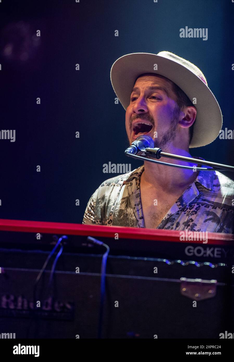 Andy Platts, vocalist and keyboard player with West Coast yacht rock ...