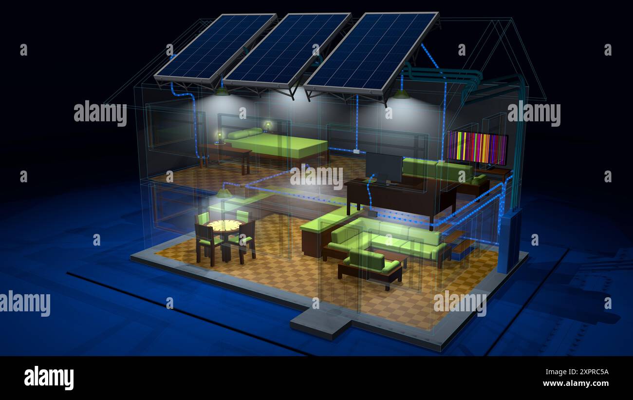 Solar system installation hi-res stock photography and images - Alamy