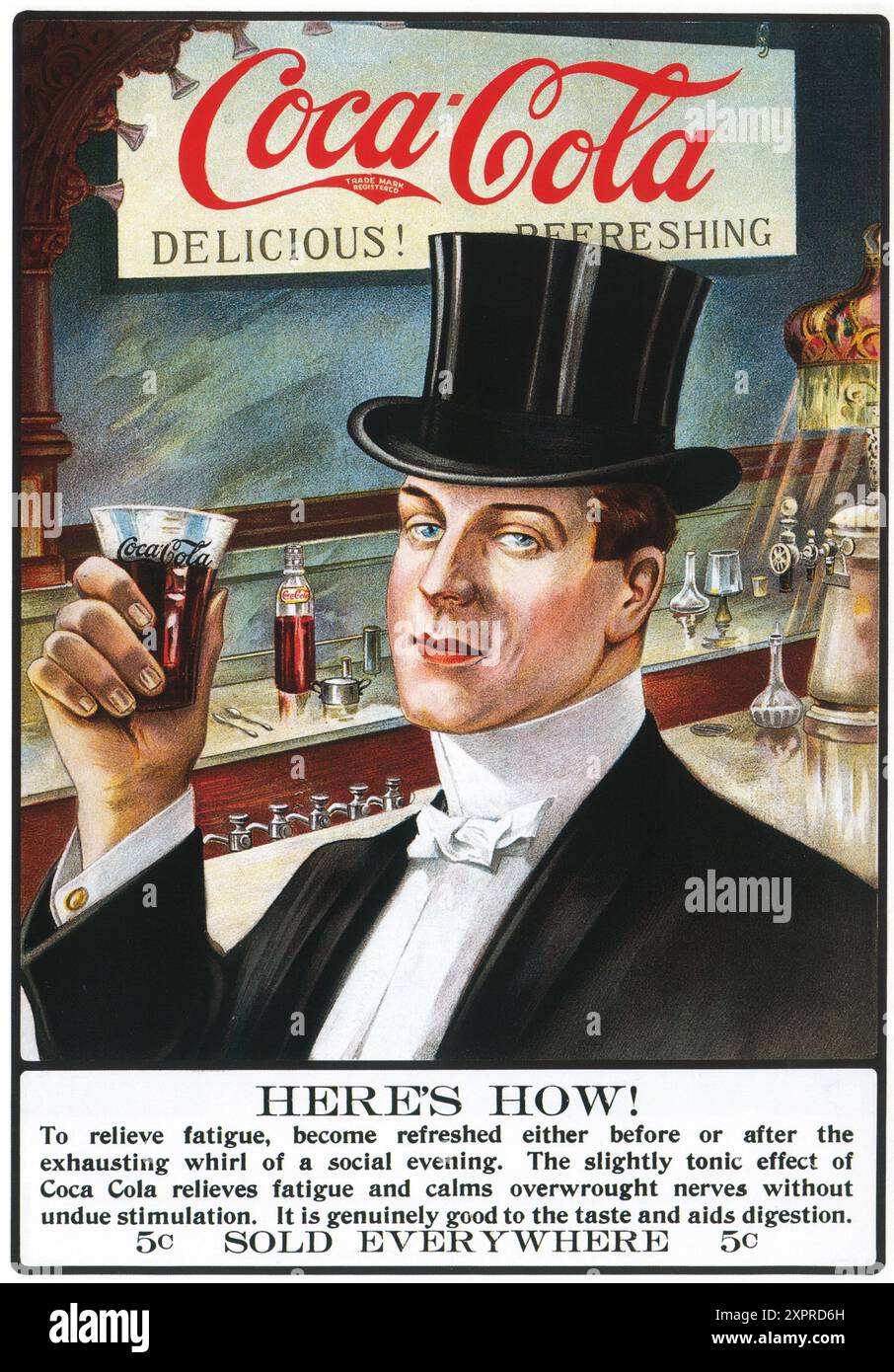 1907 Coca Cola ad Stock Photo - Alamy