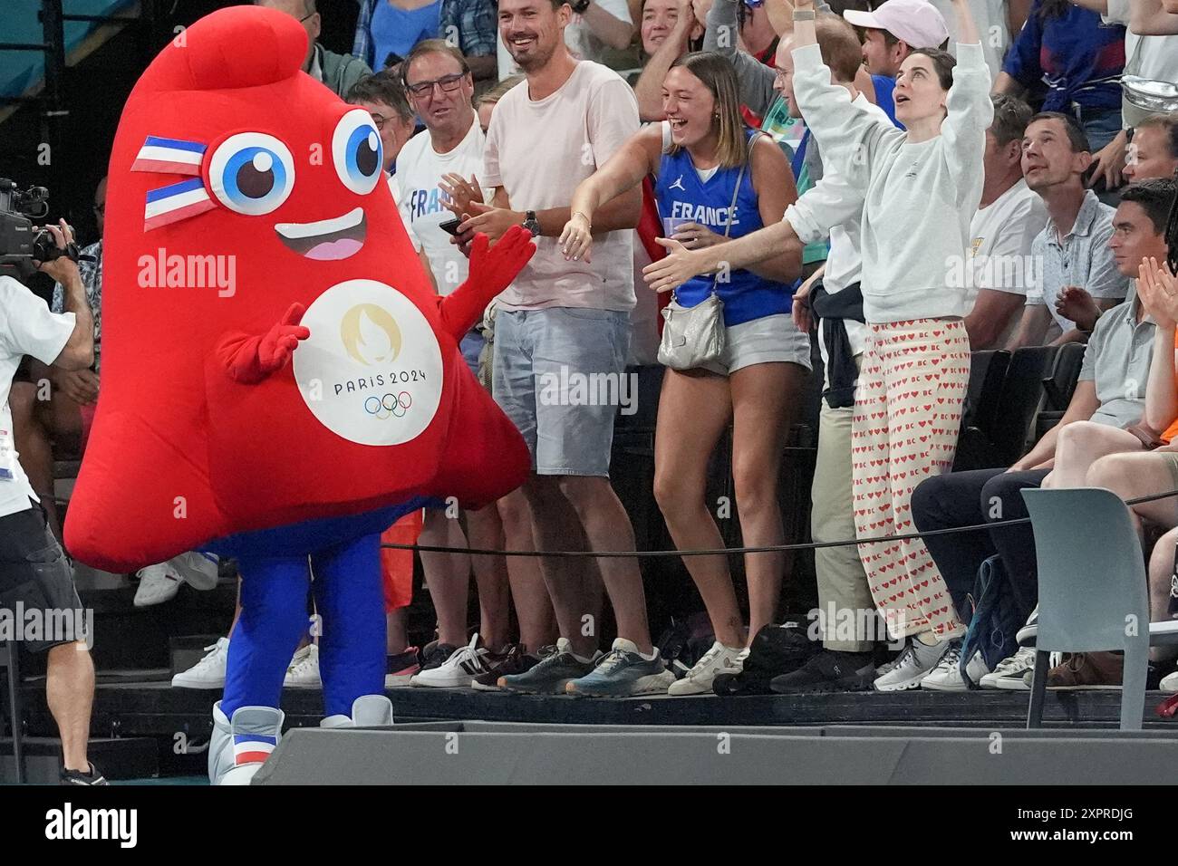 Paris olympic games 2024 mascot hi-res stock photography and images - Alamy