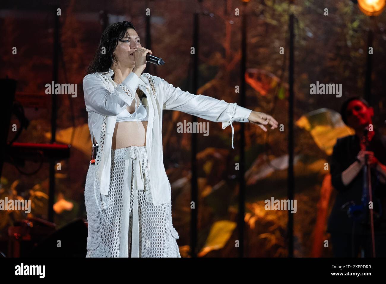 Elisa Toffoli performs live at the Piazza del Plebiscito for the ...
