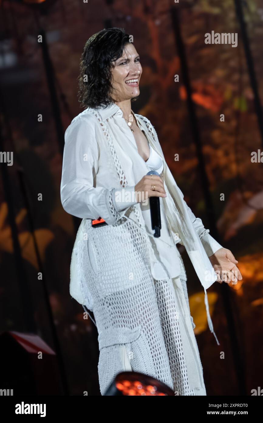 Elisa Toffoli performs live at the Piazza del Plebiscito for the ...