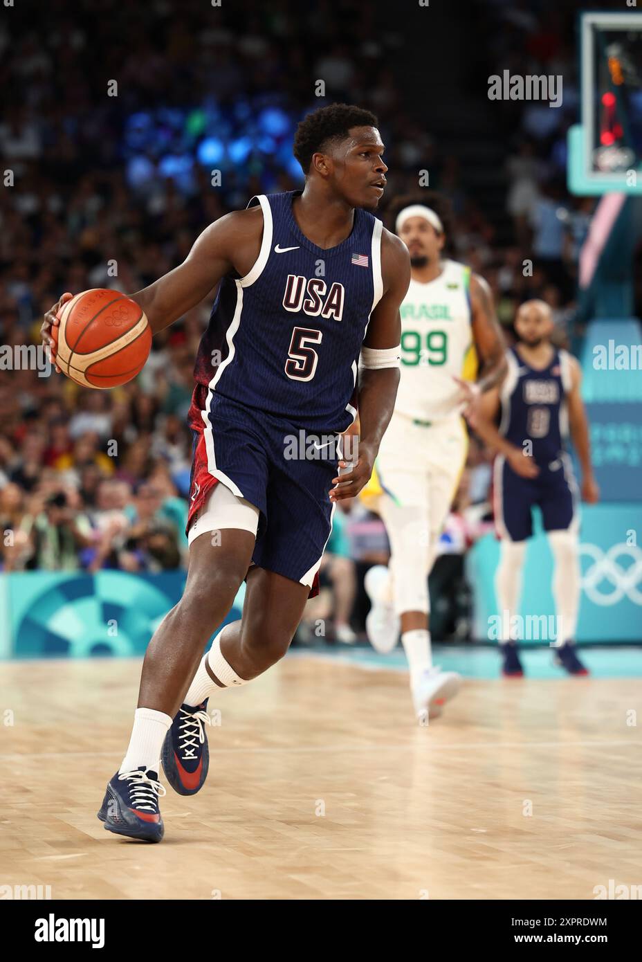 Paris, France. 06th Aug, 2024. Julien Mattia/Le Pictorium - Basketball ...