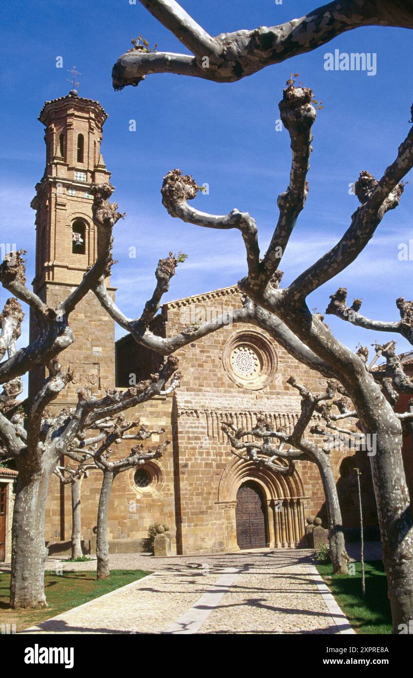 Church of Santa María, Monastery of Veruela. Zaragoza province. Spain ...