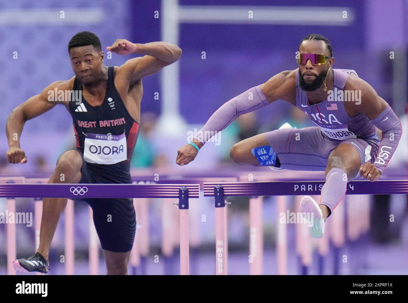 Paris, France. 07th Aug, 2024. Freddie Crittenden of the U.S. (R) and ...