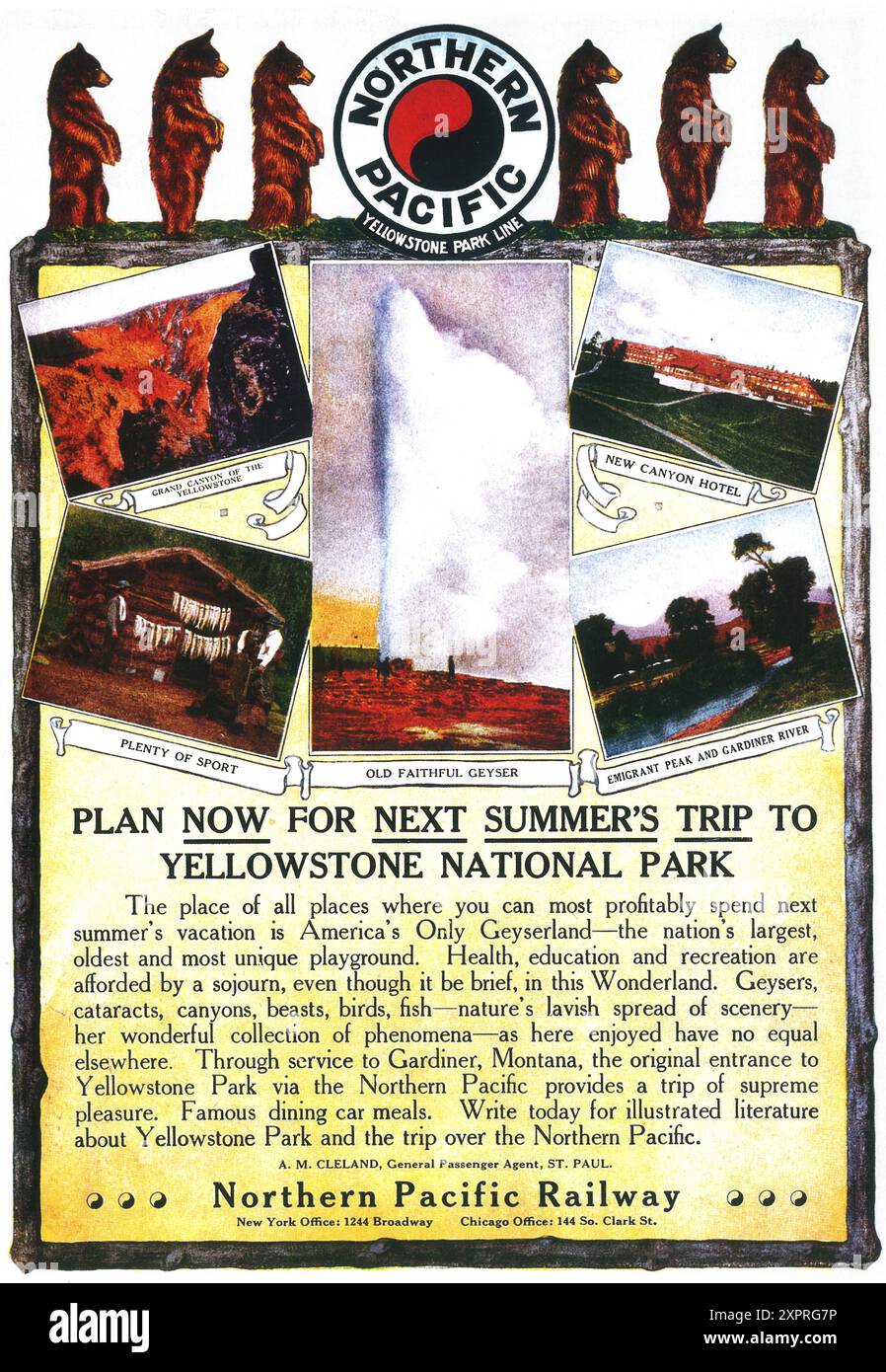 Northern pacific poster hi-res stock photography and images - Alamy