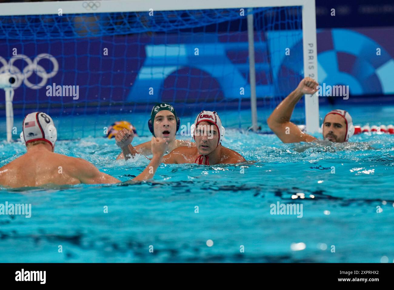 United States' Luca Cupido celebrates after scoring during a men's ...