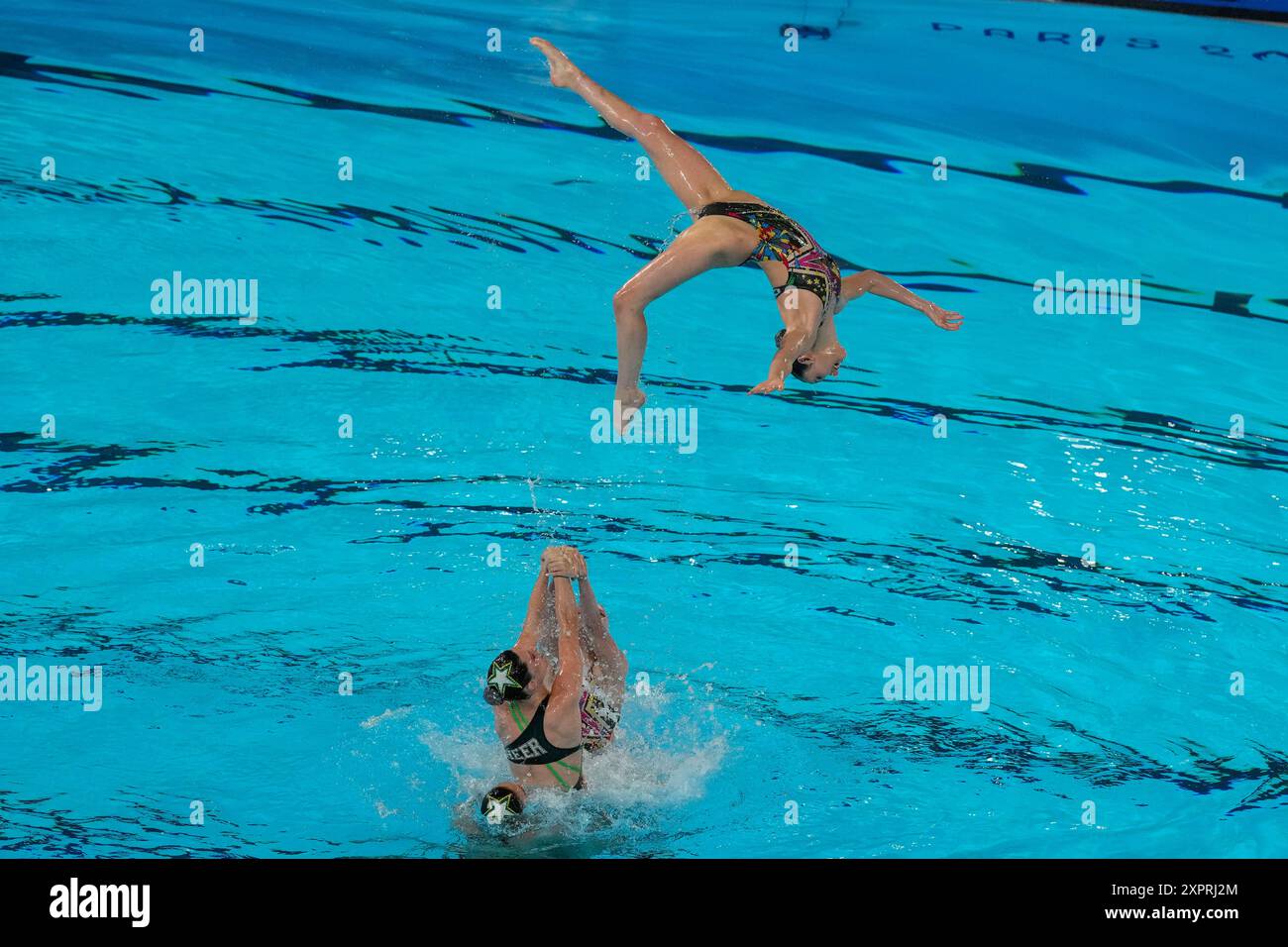 Team Australia competes in the team acrobatic routine of artistic ...