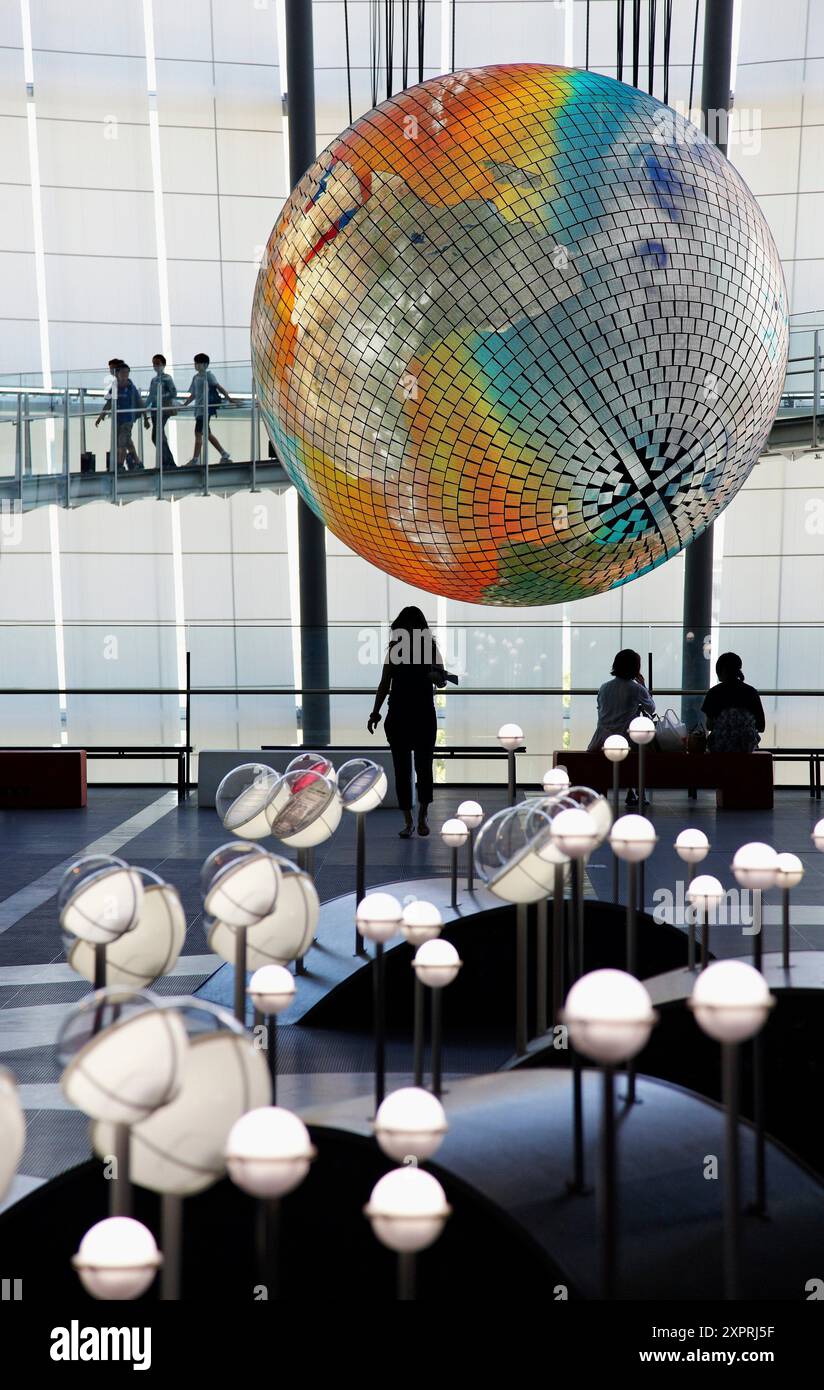 Symbol Exhibit Geo Cosmos, Miraikan, National Museum of Emerging ...