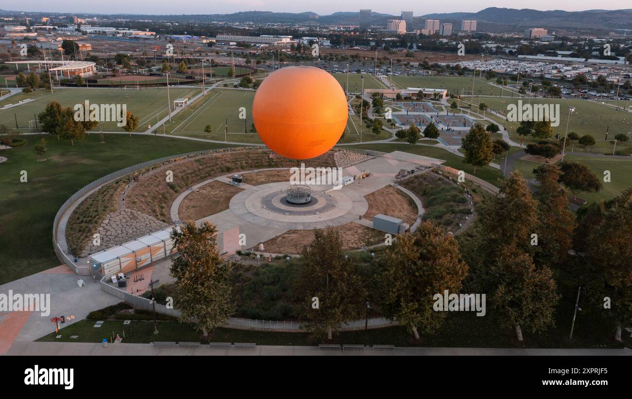 Irvine, California, USA - August 7, 2024: Afternoon light illuminates ...