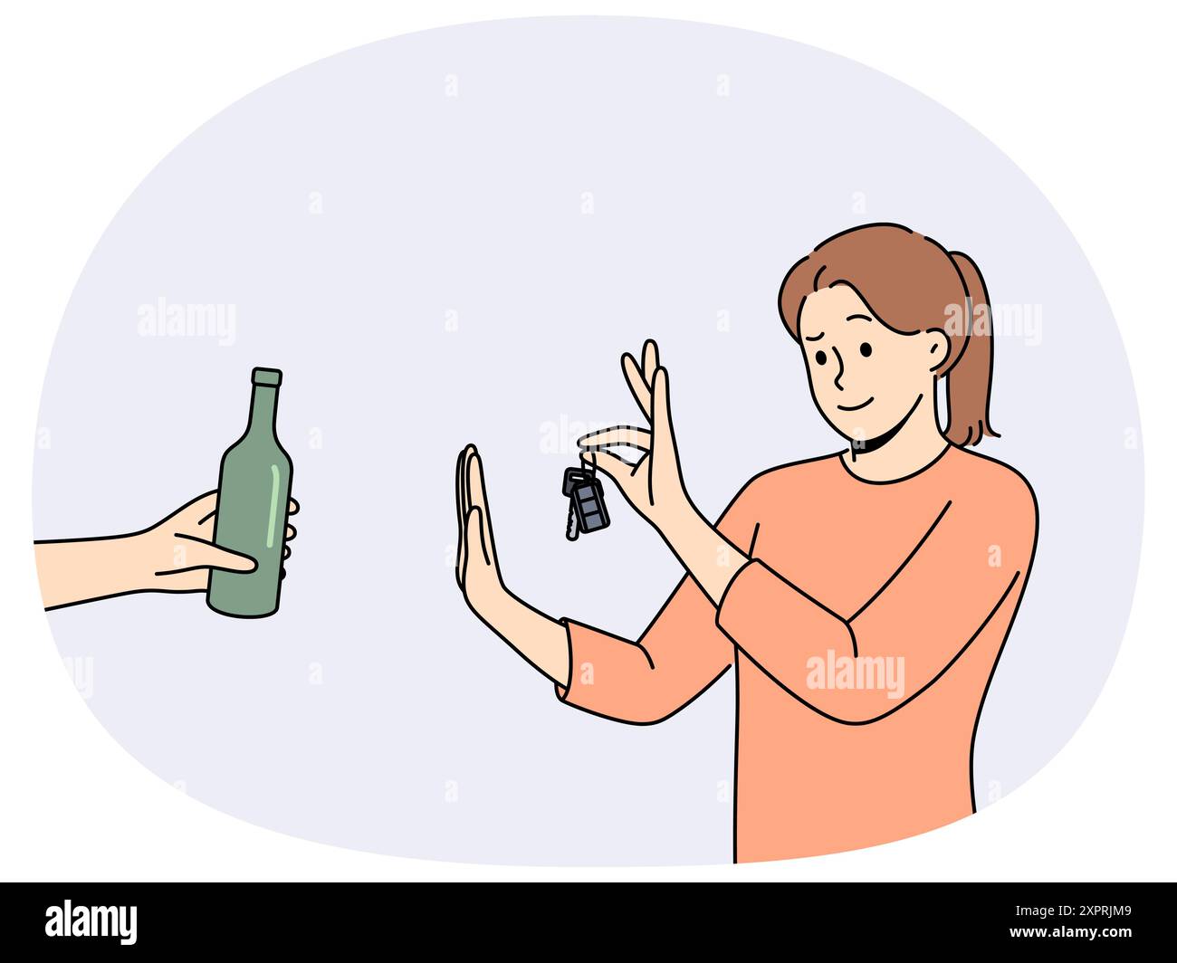 Alcohol awareness car Stock Vector Images - Alamy