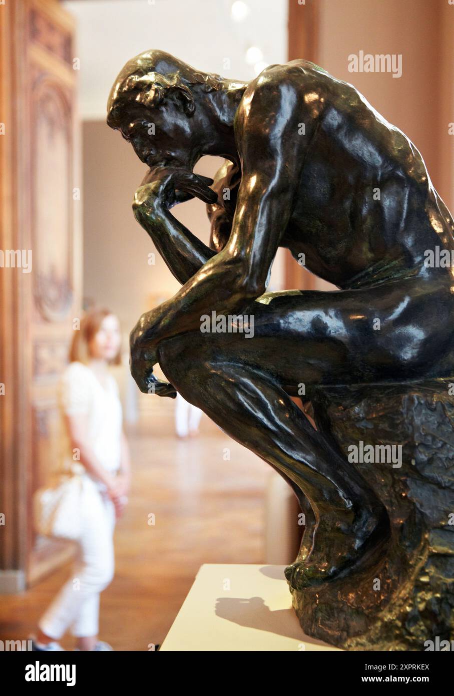 The Thinker, sculpture by Auguste Rodin. Rodin Museum. Paris. France Stock Photo - Alamy