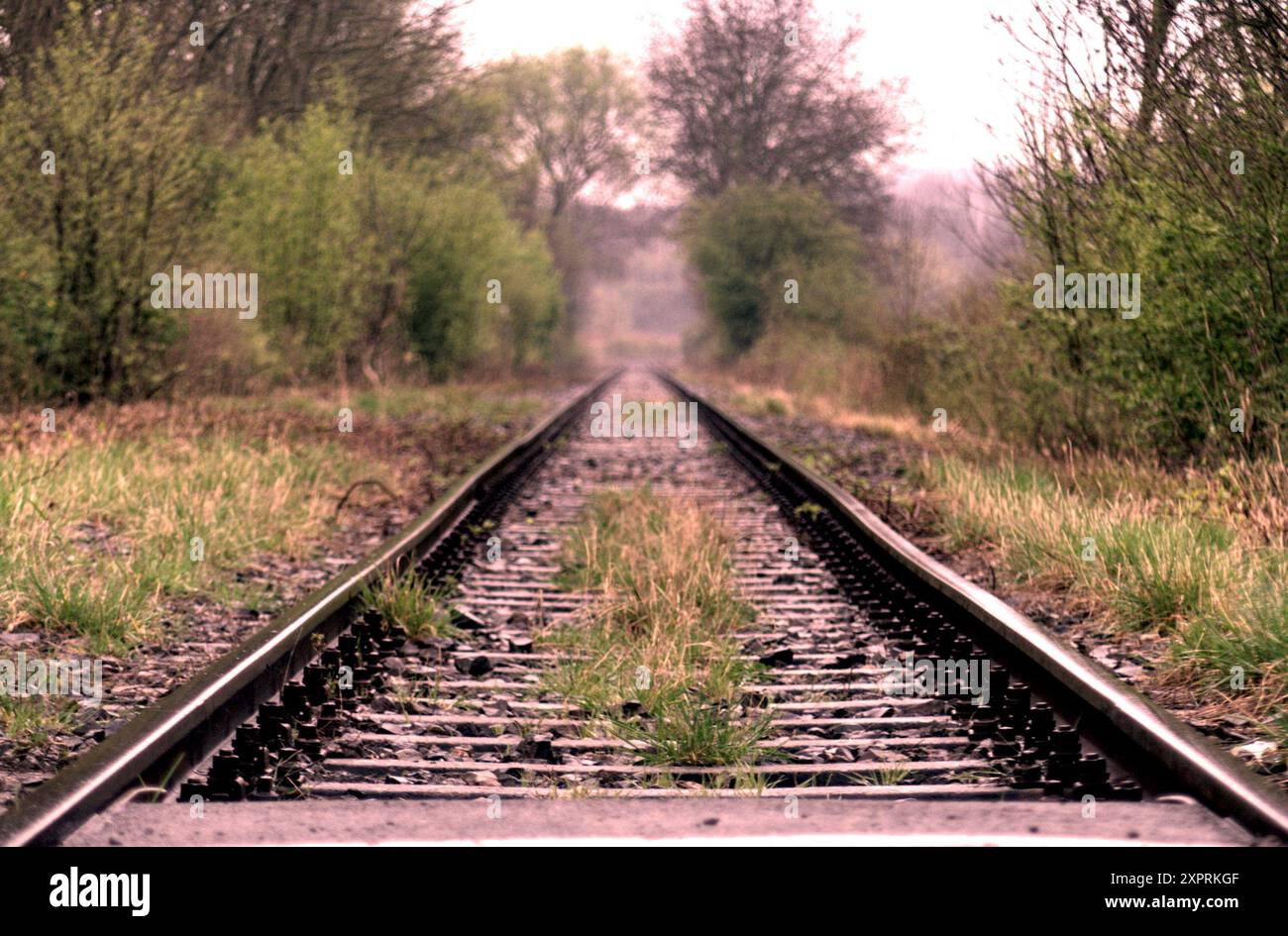 Train tracks aerial view earth hi-res stock photography and images - Alamy
