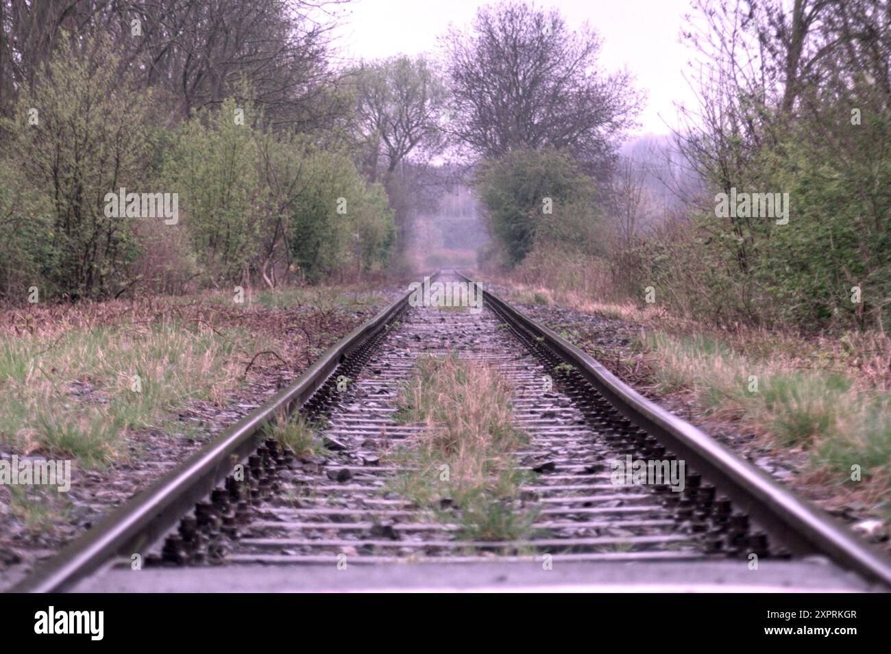 Train tracks aerial view earth hi-res stock photography and images - Alamy