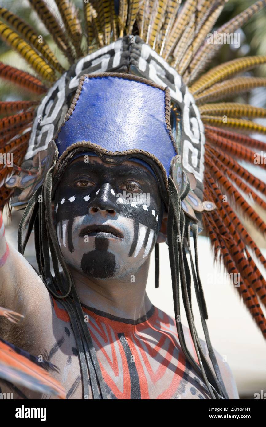 Mayan costumes. Yucatan Peninsula. Mexico Stock Photo - Alamy