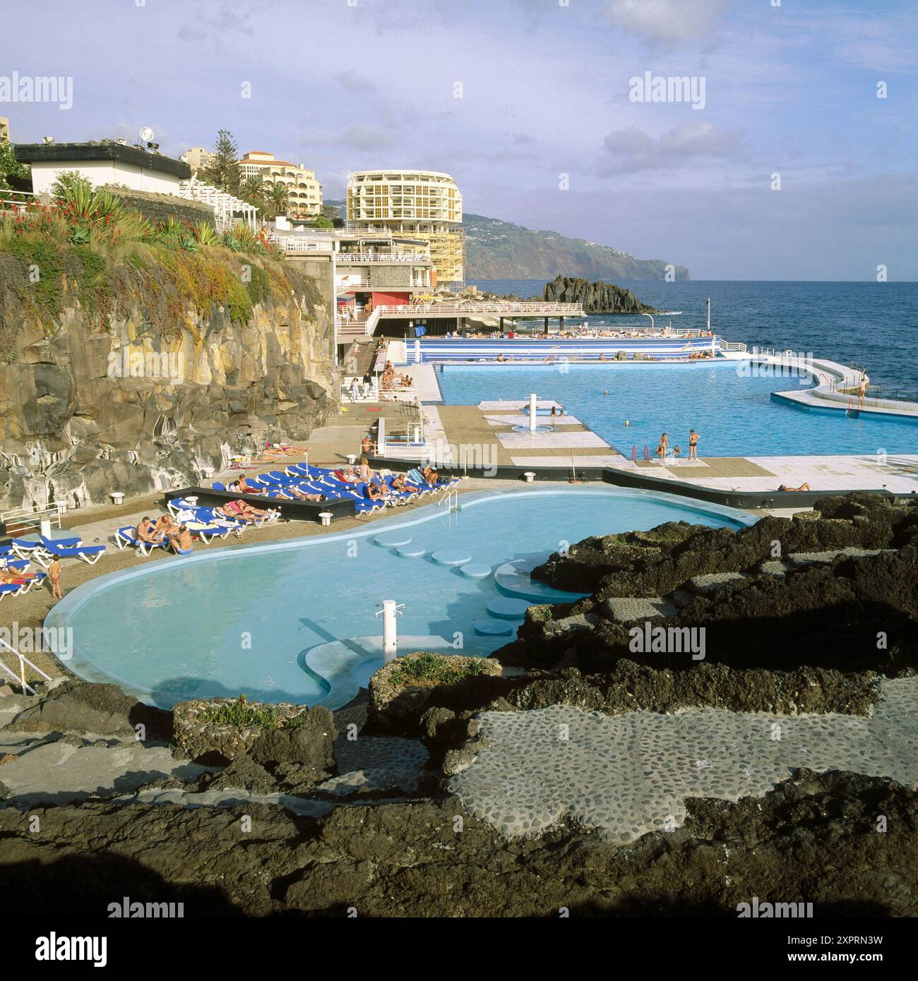 Swimming pools at Lido, Funchal. Madeira, Portugal Stock Photo - Alamy
