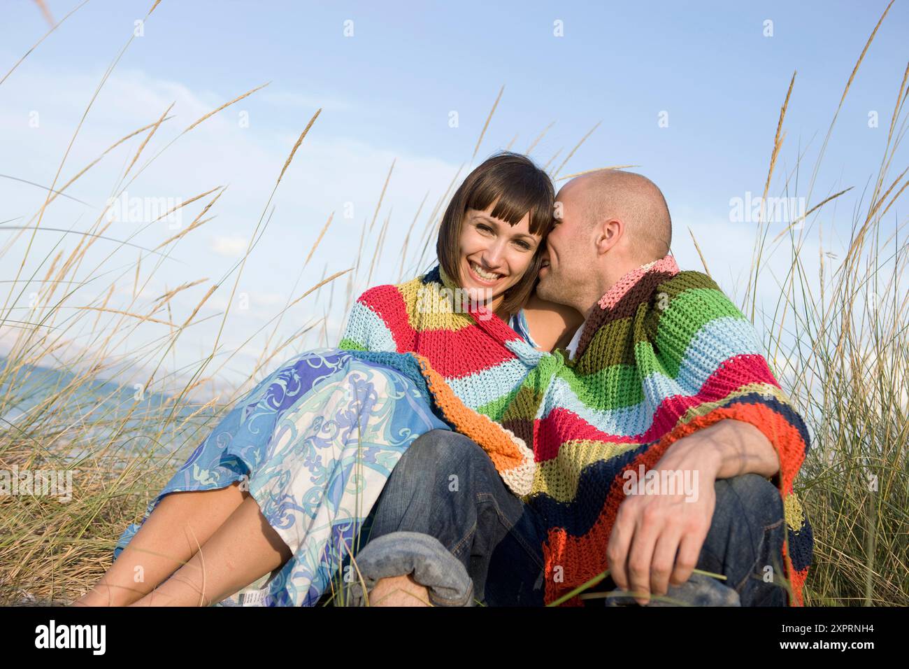 Adult, Adults, Affection, beach, beaches, Blanket, Blankets, Bond ...