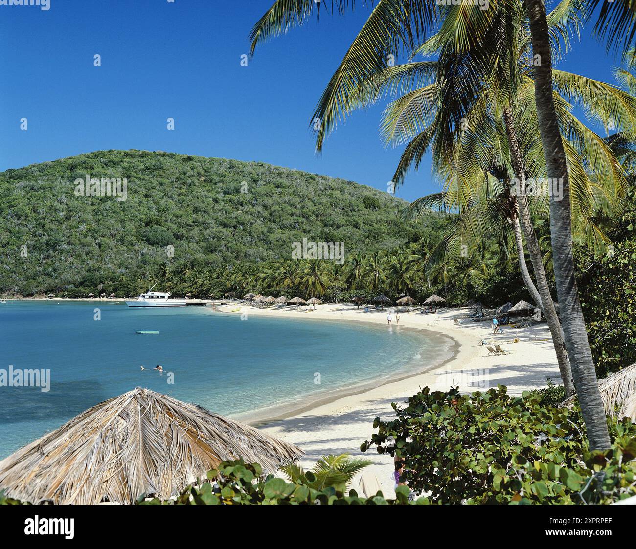 Little Dix Bay, Virgin Gorda, British Virgin Islands Stock Photo - Alamy
