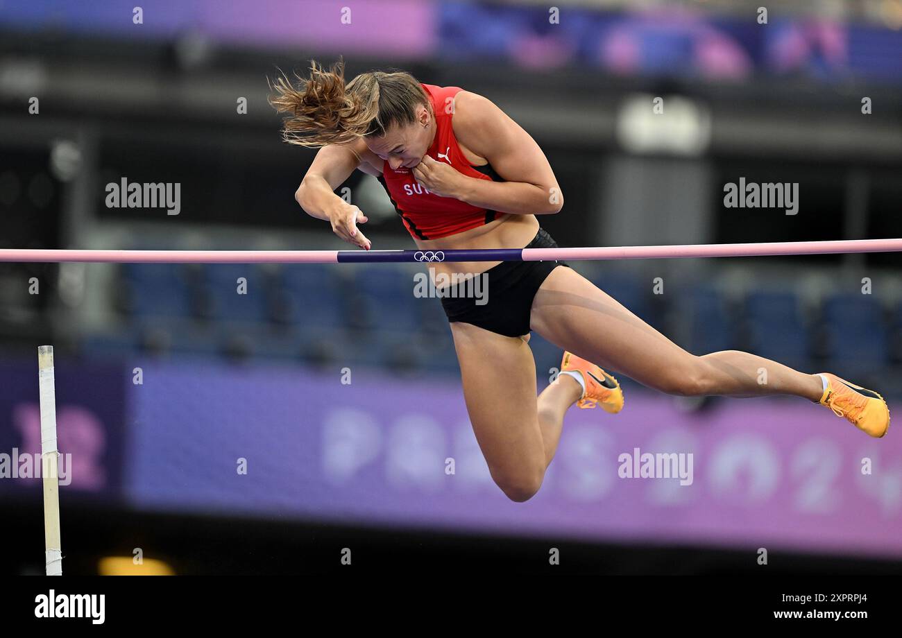 Paris, France. 7th Aug, 2024. Angelica Moser of Switzerland competes ...